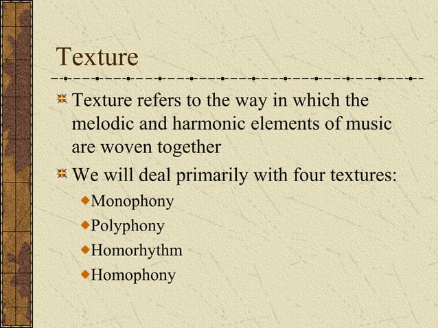 The Elements of Music | PPT