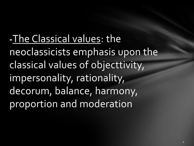 MAPEH 9- THE ELEMENTS OF NEOCLASSICISM AND ROMANTICISM. | PPT
