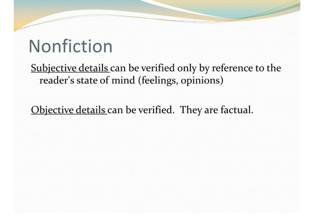 The Elements Of Nonfiction Biography & Autobiography | PDF