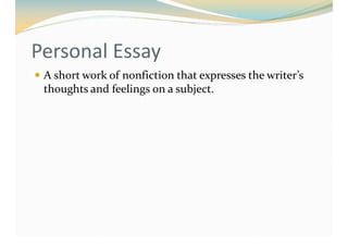 The Elements Of Nonfiction Biography Autobiography Pdf