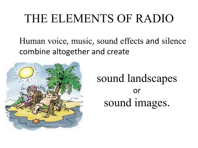 The Elements Of Radio | PPTX | World/International Music | Music