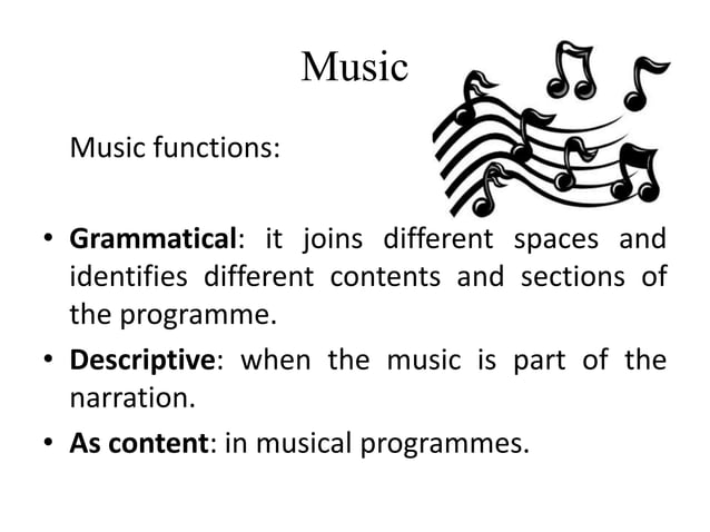 The Elements Of Radio | PPTX | World/International Music | Music
