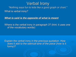 The elements of satire powerpoint online | PPT