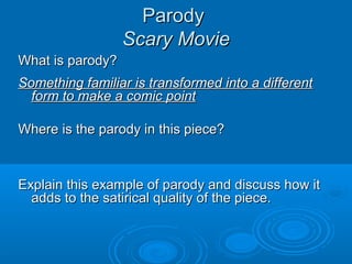 The elements of satire powerpoint online | PPT