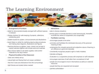 The Elements of Teaching and Learning | PPTX