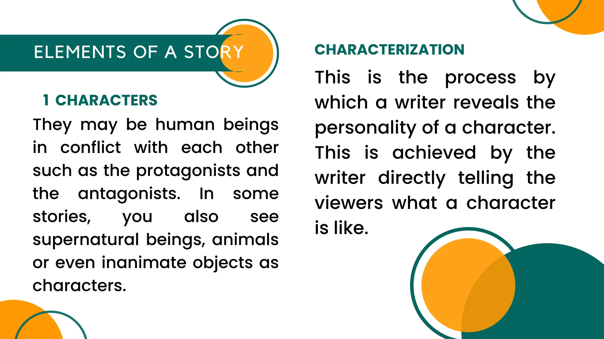 THE ELEMENTS OF THE STORY.pptx