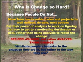 The Elephant And The Rider Lessons About Change | PDF