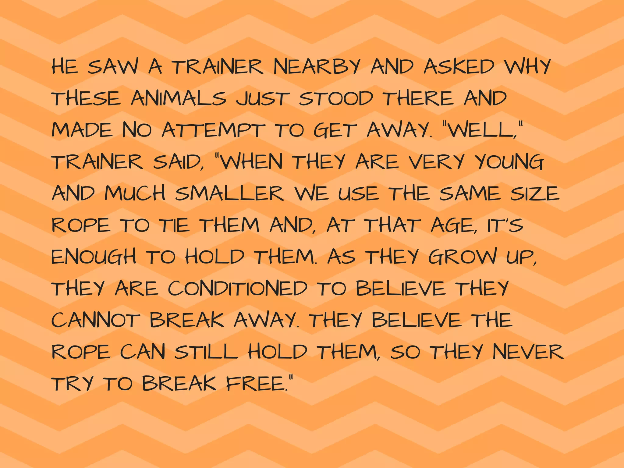 The elephant rope | PPT