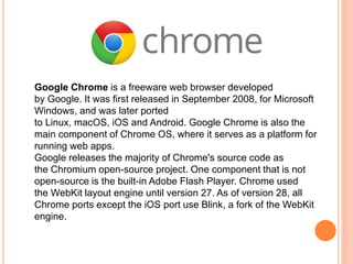 Popular Softwares | PPTX | Operating Systems | Computer Software and Applications