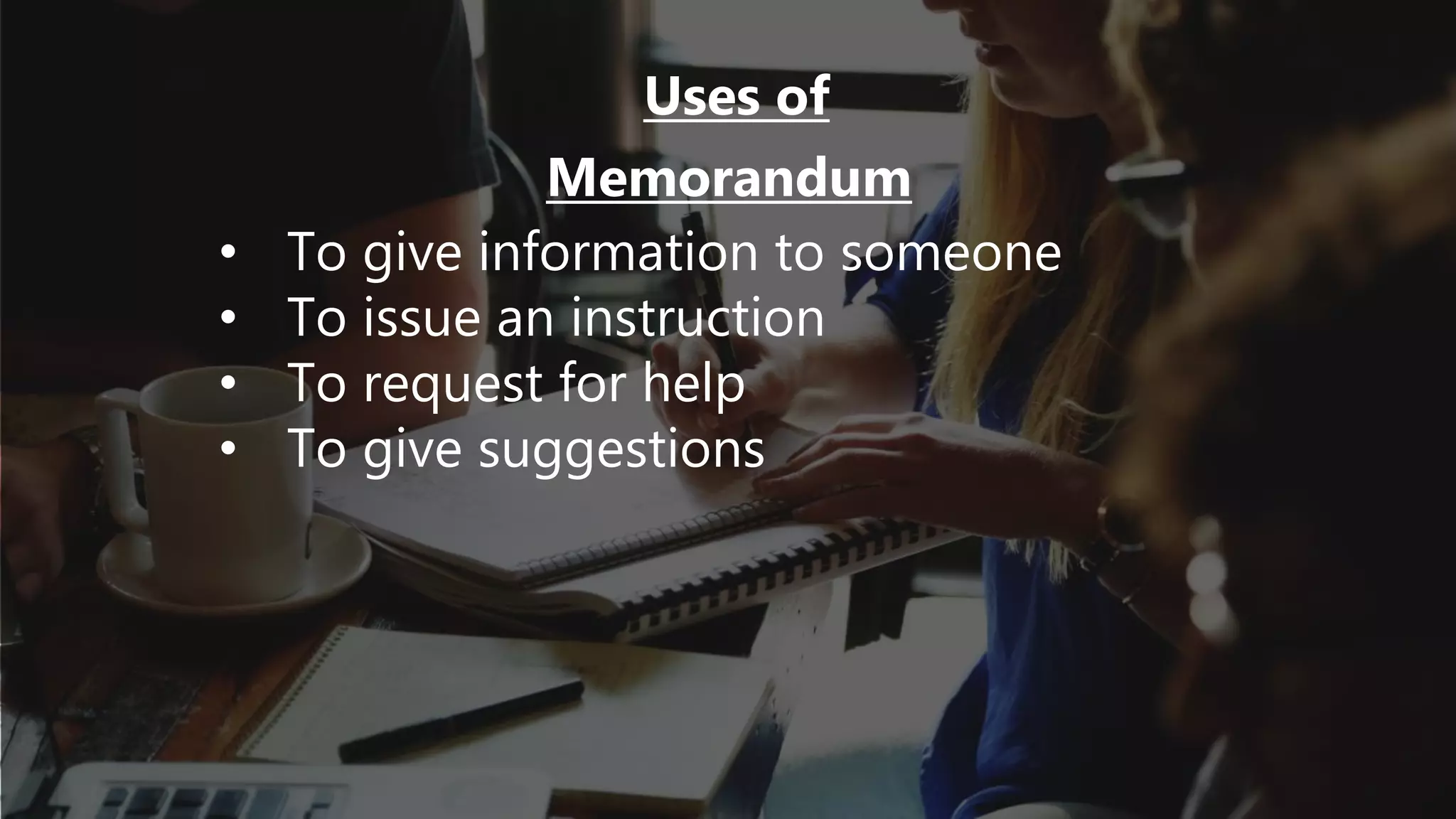 Office Memo, Circular, Orders, Notes | PPTX