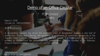 Office Memo, Circular, Orders, Notes | PPTX