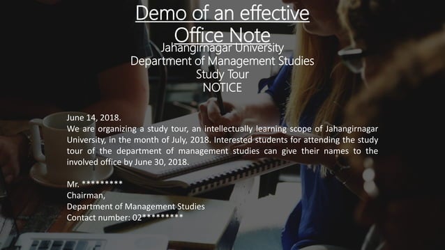Office Memo, Circular, Orders, Notes | PPTX