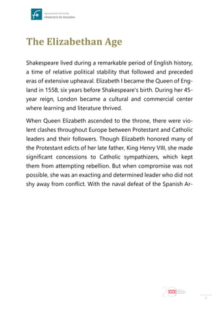 The elizabethan age | PDF