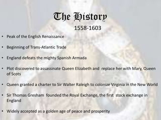 The elizabethan era pp | PPT