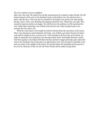 The elves and the envious neighbor | DOC