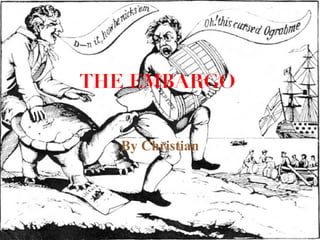 Embargo Political Cartoon