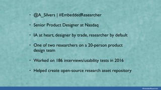 The embedded researcher | PPT