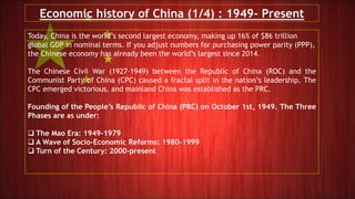 The emergence of china | PPTX