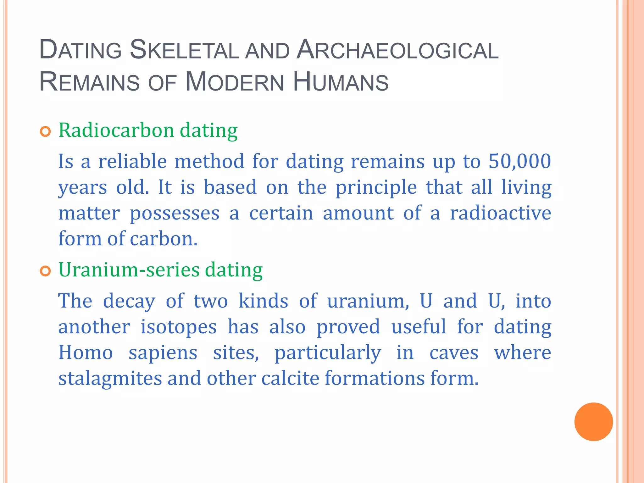 The Emergence Of Homo Sapiens | PPTX