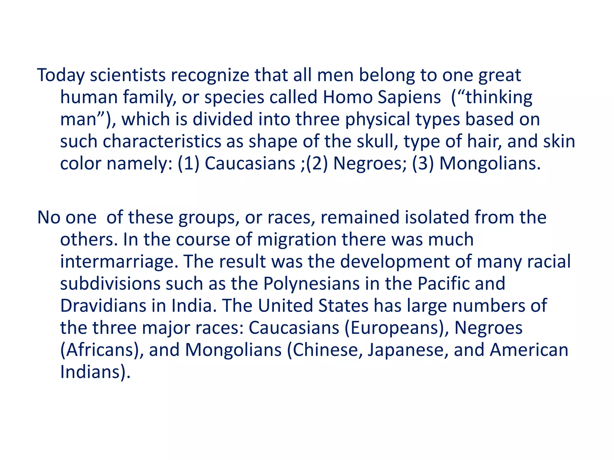 The emergence of homo sapiens | PPTX