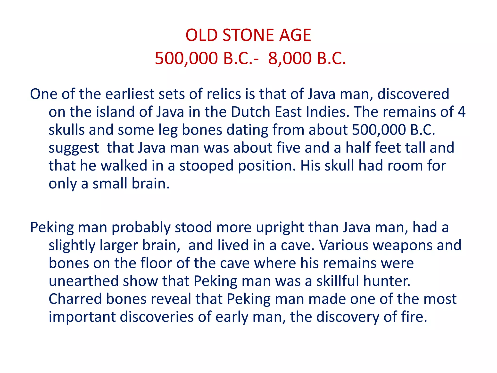 The emergence of homo sapiens | PPTX
