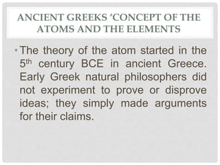 The Emergence of Ideas about the Atom.pptx