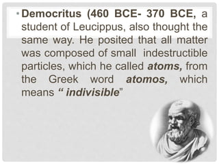 The Emergence of Ideas about the Atom.pptx