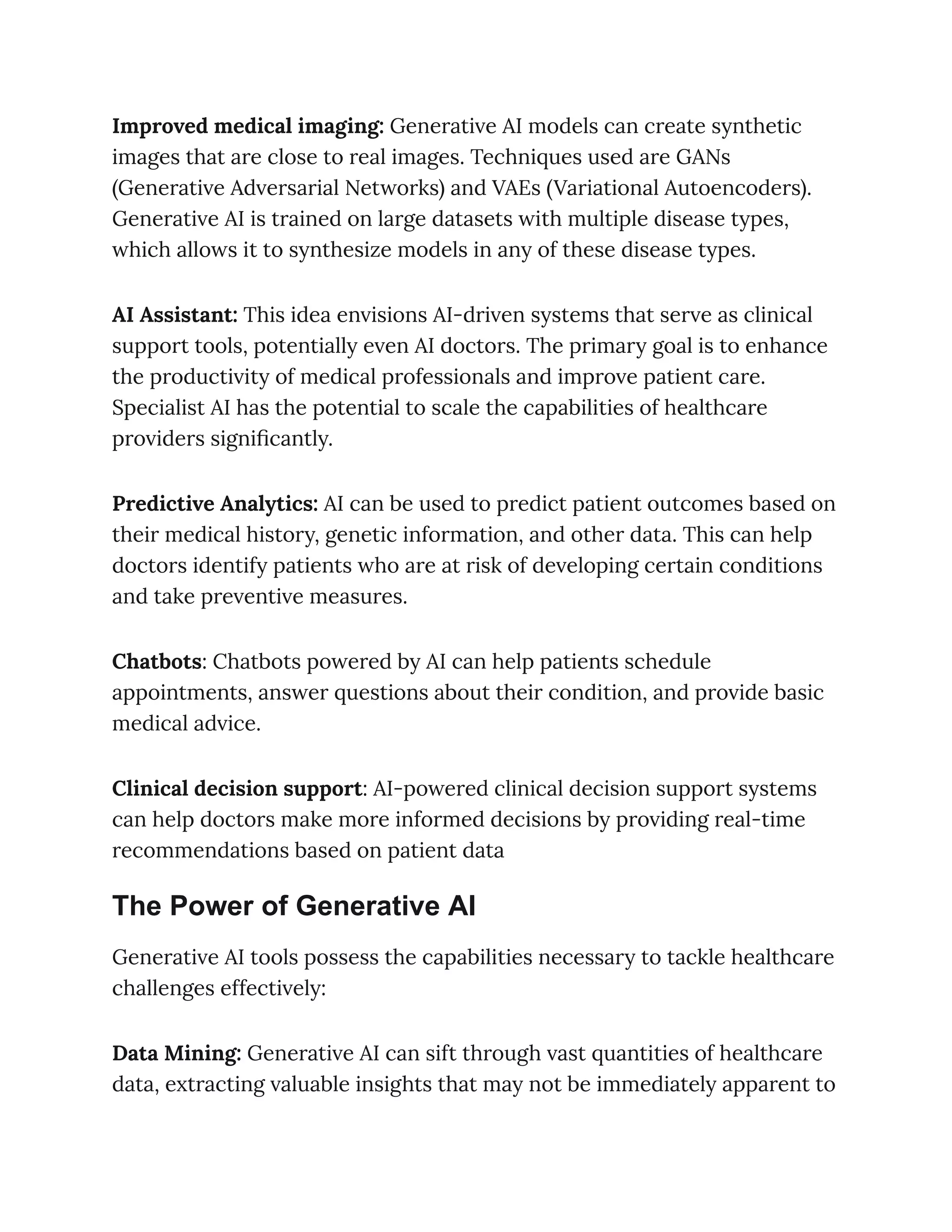 The emerging role of Generative AI in Healthcare..pdf