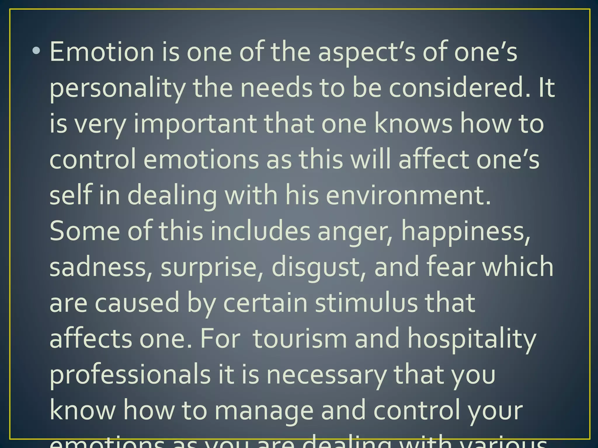 Personality Development_ The Emotional Attributes of Personality | PPTX