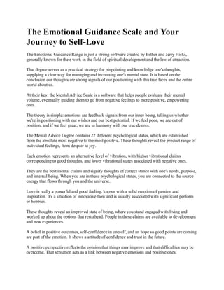 The Emotional Guidance Scale and Your Journey to Self.docx