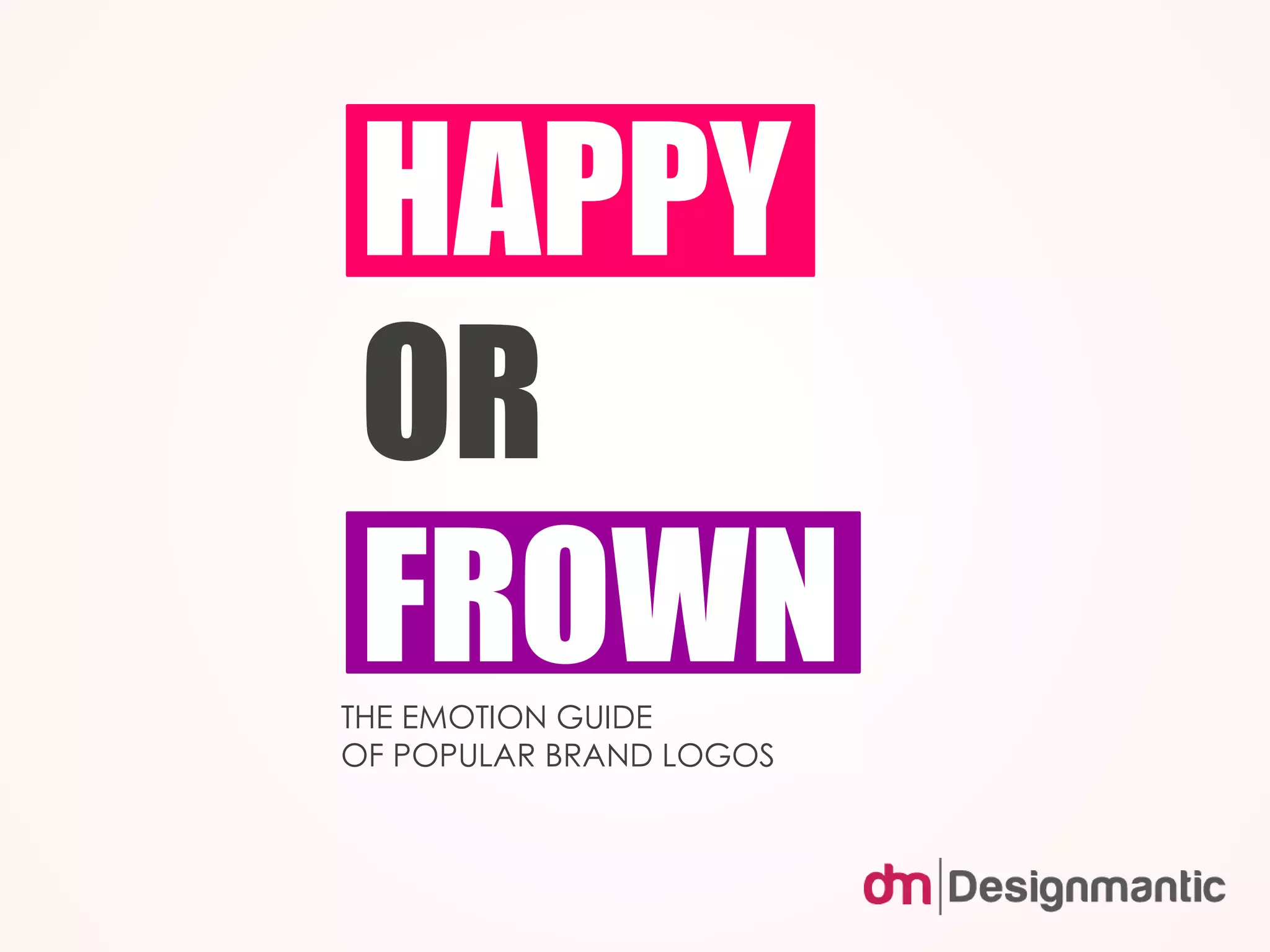 The Emotion Guide Of Popular Brand Logos | PPTX