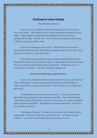 The Emperor's New Clothes | PDF