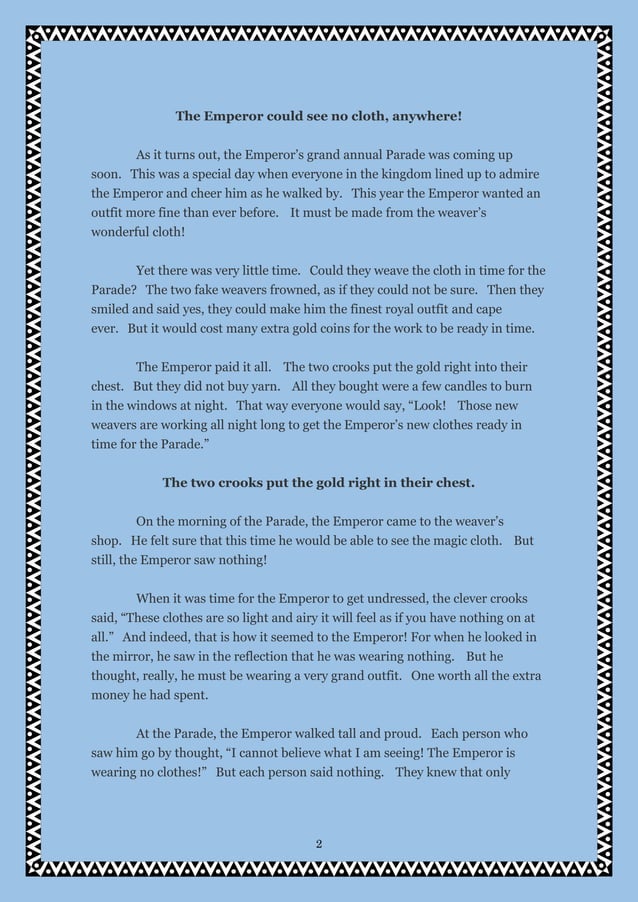 The Emperor's New Clothes | PDF