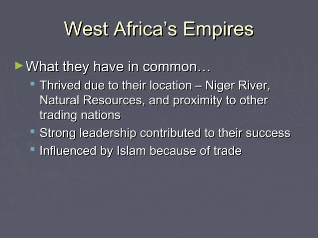 The Empire of Ghana | PPT | Africa Travel | Travel Locations