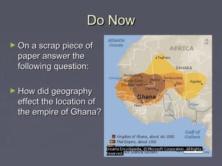 The Empire of Ghana | PPT