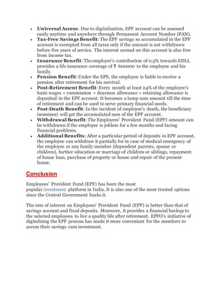 The employee provident Act 1952 | DOCX