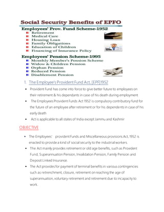 The employee provident Act 1952 | DOCX