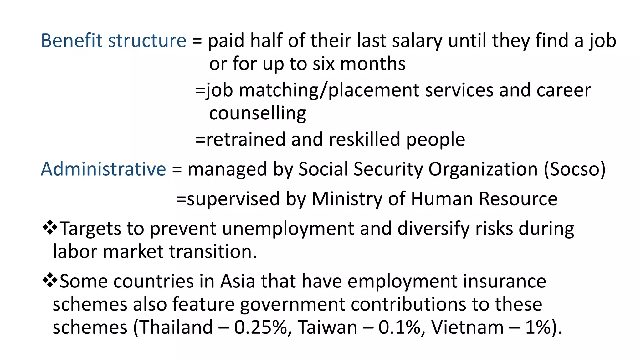 Malaysia Employee Insurance Scheme | PPTX