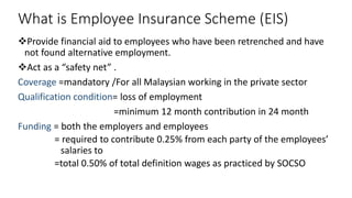 Malaysia Employee Insurance Scheme | PPTX