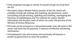 Malaysia Employee Insurance Scheme | PPTX