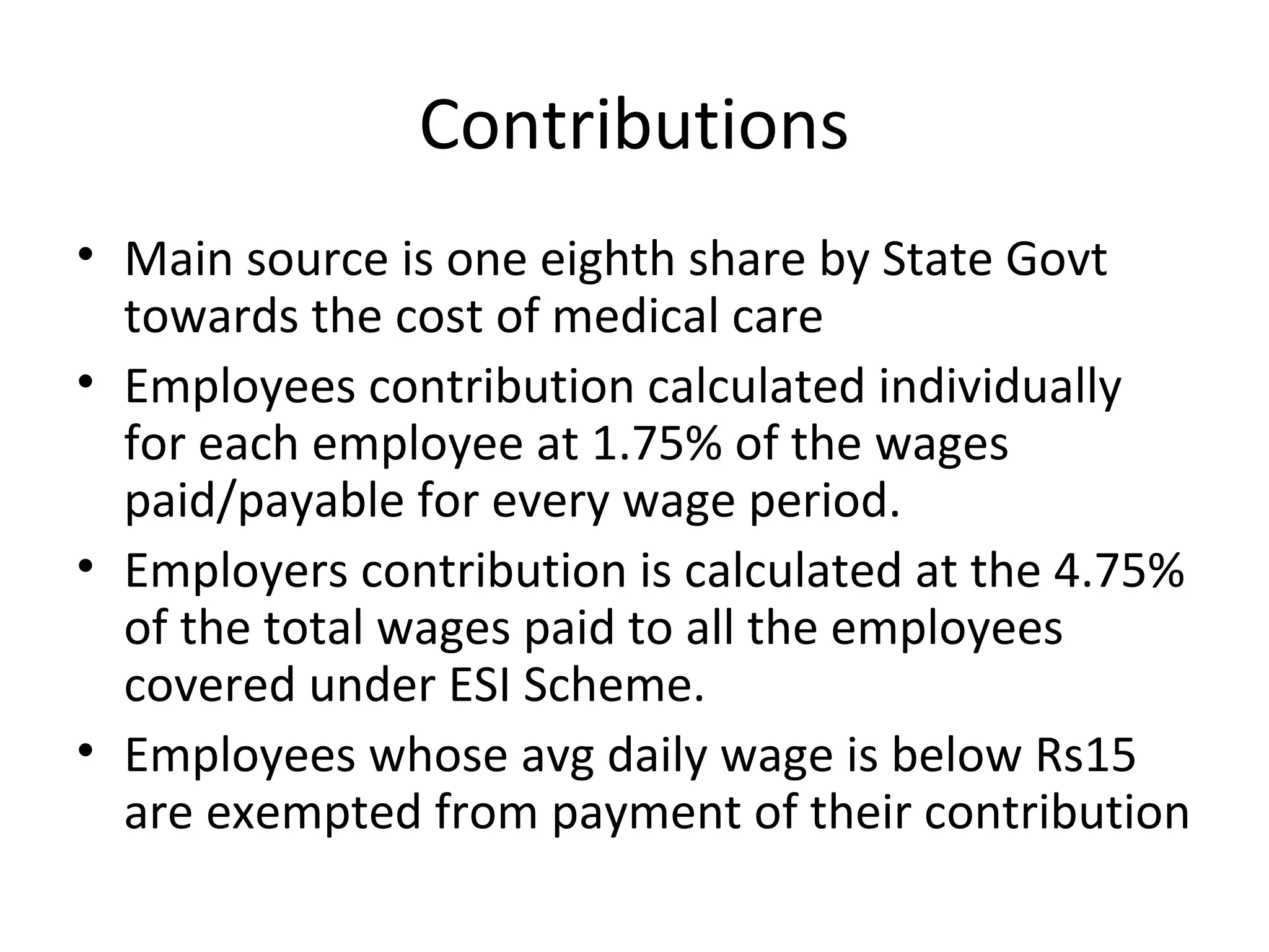 The employees state insurance act,1948 | PPT