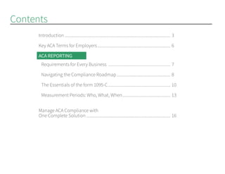 The Employer's Guide to Understanding the ACA | PDF