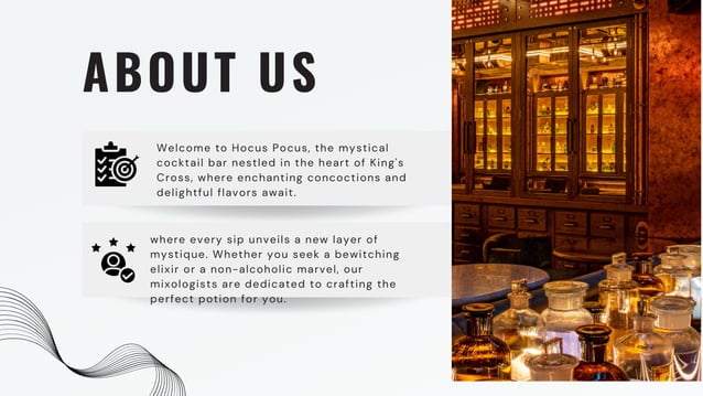 The Enchanting Cocktail Bar Menu of King's Cross - Hocus Pocus.pdf