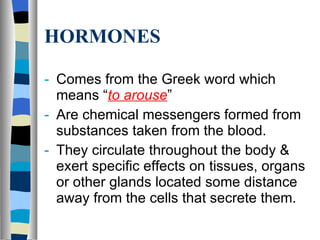 The endocrine system | PPT