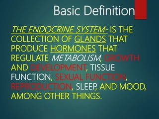 The Endocrine System | PPTX