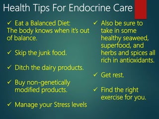 The Endocrine System | PPTX