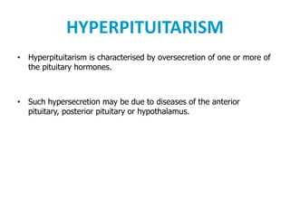 PITUITARY GLAND PATHOLOGY | PPTX