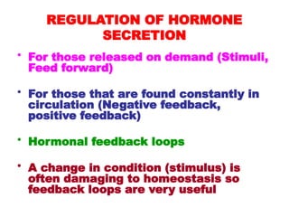 The Endocrine System classifications and functions of all ductless ...