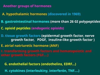 The Endocrine System classifications and functions of all ductless ...