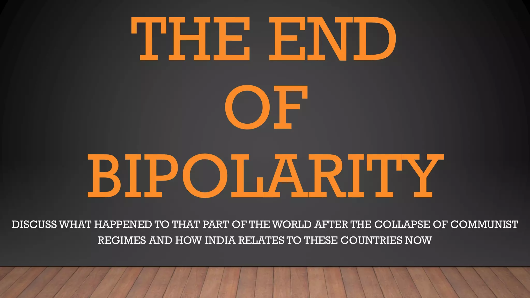 The End of Bipolarity | PDF | Political Issues & policy | Politics